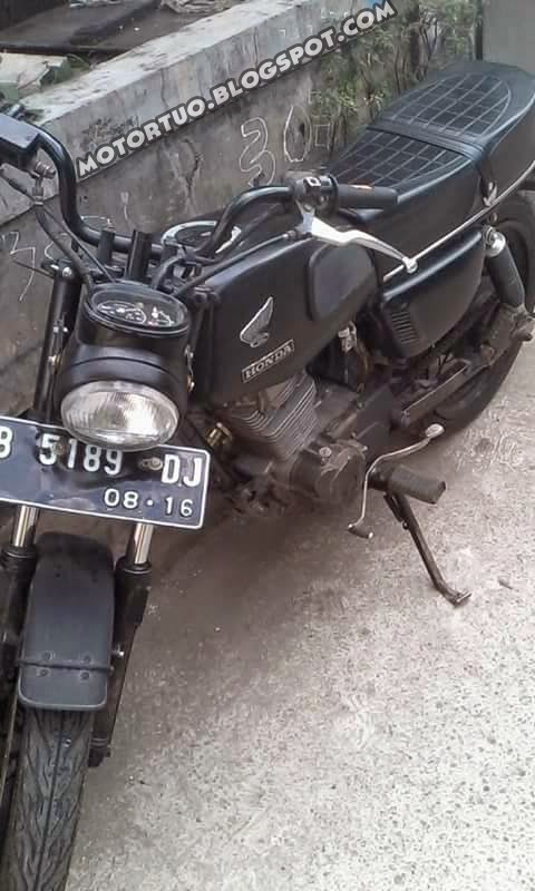 Modifikasi Honda GL Max Neotech 1996 - Hitam Doff Misterius nan Elegan ...