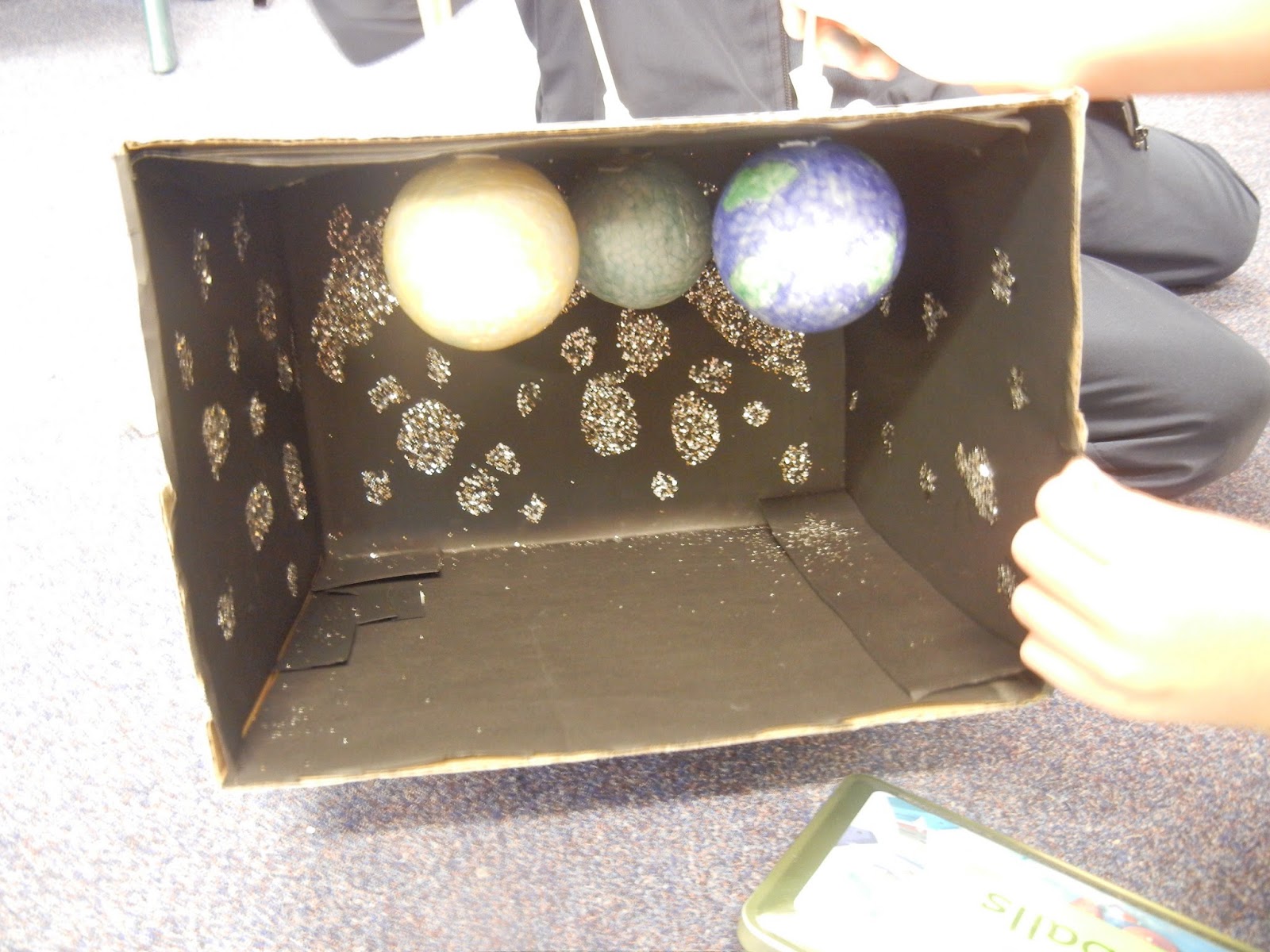 Diorama Of Earth Sun Moon