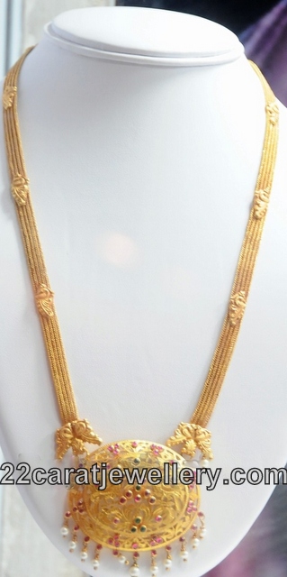 Gold Fancy Long Chain - Jewellery Designs