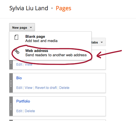 How to Create an Active Sub Page in Blogger