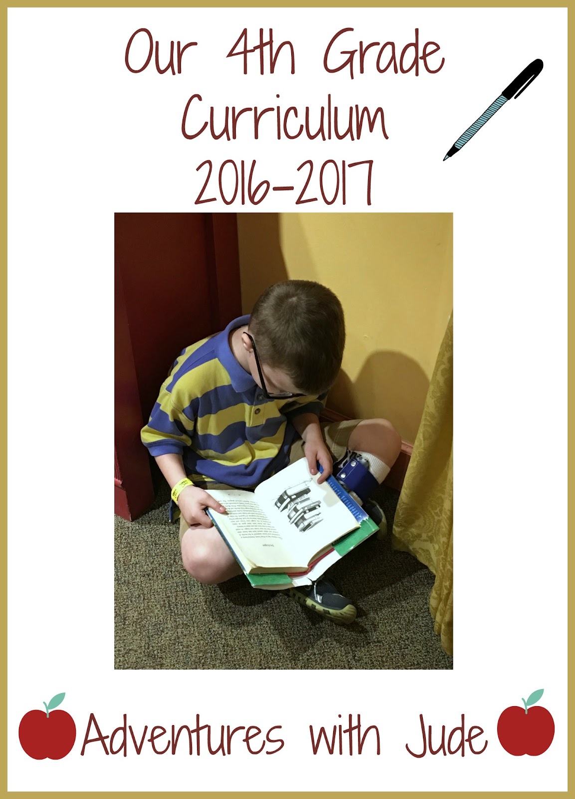 Adventures with Jude: Our 4th Grade Curriculum Plans: 2016-2017