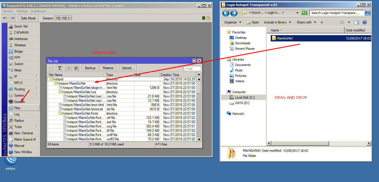 Cara Mengganti Tampilan Login Page Hotspot Mikrotik - TeknoNet