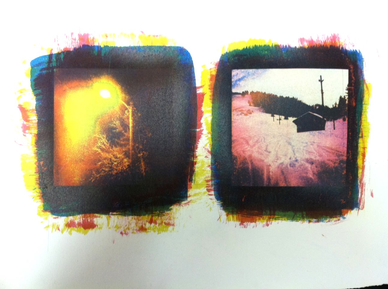 view finder: gum printing