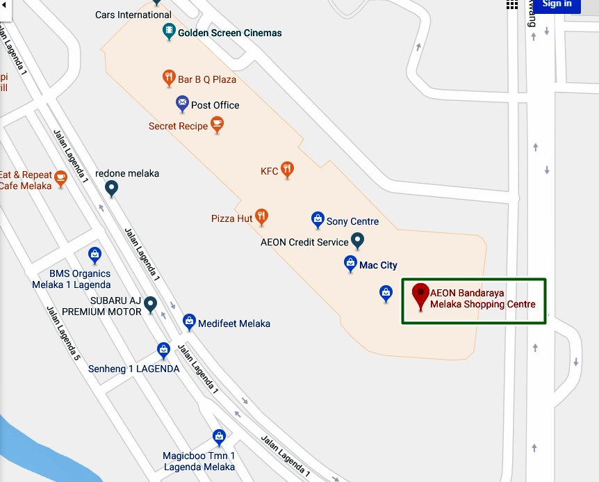 Hj. Zulheimy Ma'amor: 2012 : AEON BANDARAYA MELAKA