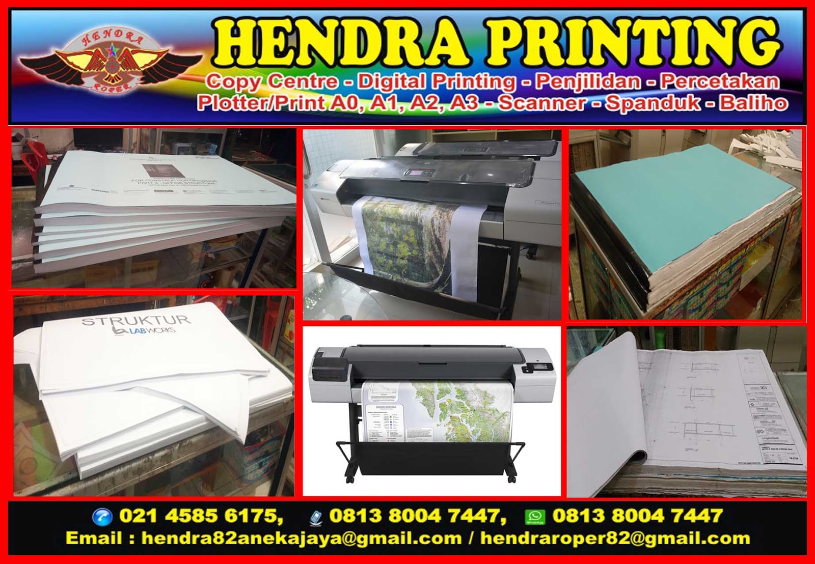 Jasa Print A0-A1-A2-A3 di Jakarta Utara yang Berkualitas