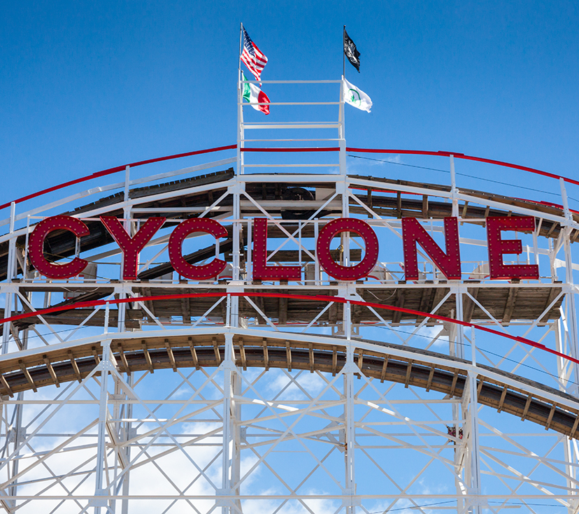 James and Karla Murray Photography: The Coney Island Cyclone roller ...