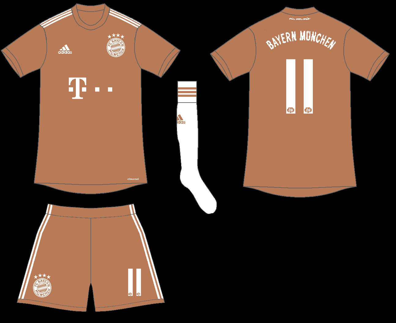 Kits del Futbol: Bayern Munchen 2018 FANTASY ADIDAS
