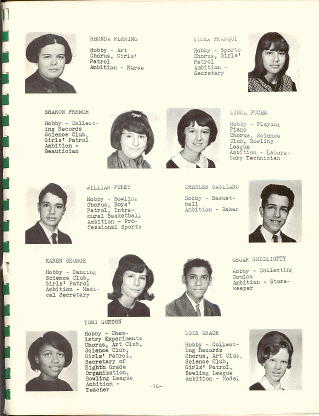Historic Perth Amboy Virtual Museum: Shull School Yearbook 1966 - Part 2