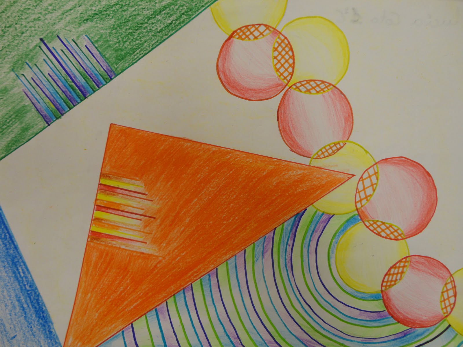 La plástica es fantástica: Más composiciones abstractas de 1º de ESO.