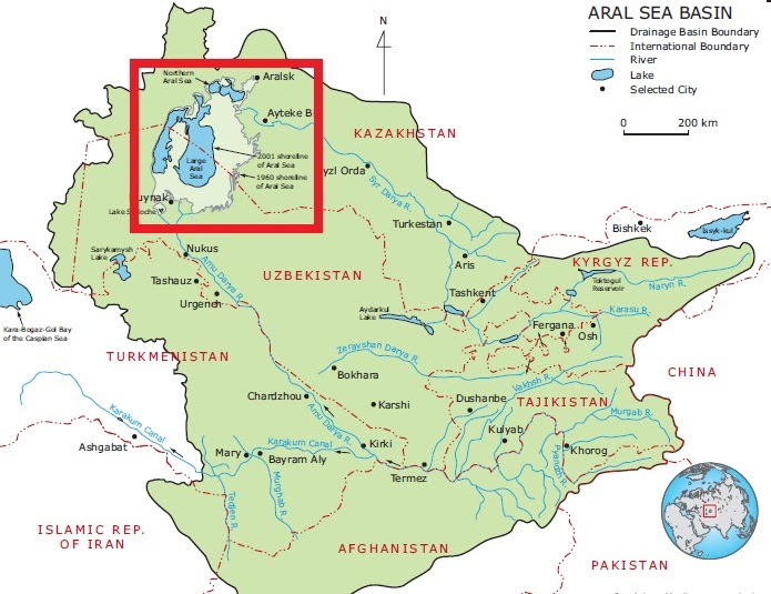 Aral Sea Region: Water Conflict and Agriculture