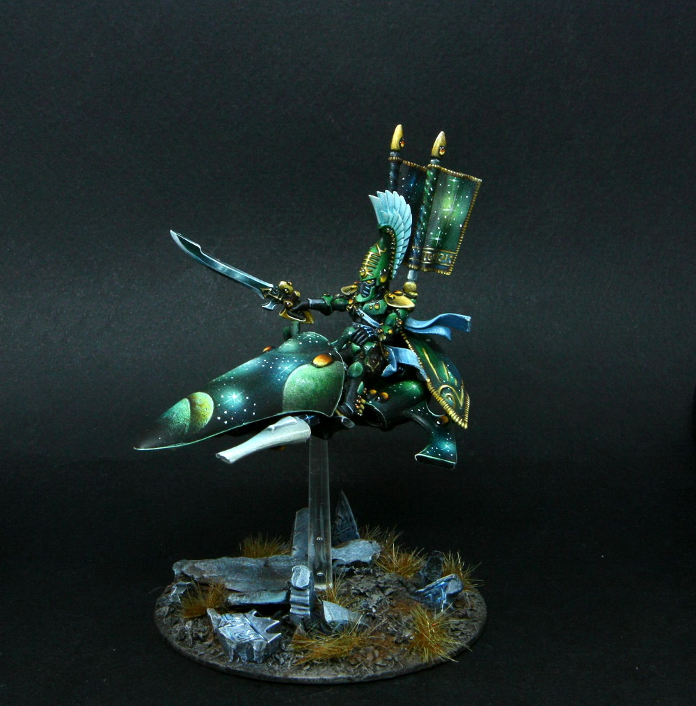 HopeRiver's Valley: Eldar Autarch on jetbike