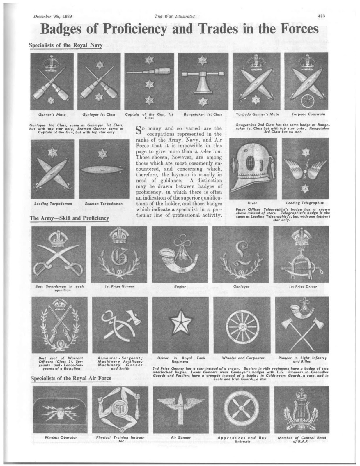 World 1900 - 1950: Specialists of Royal Navy