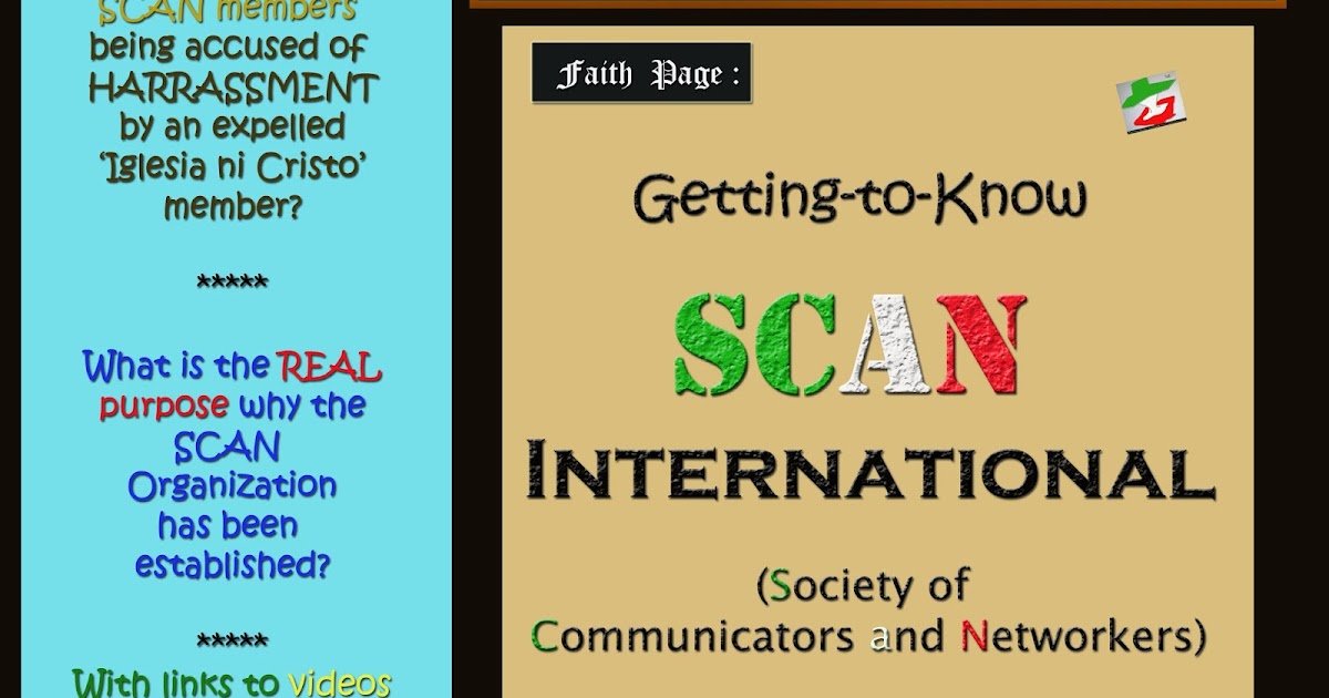 FDLS Online Magazine: SCAN International – Aid to Humanity, a Glory to God
