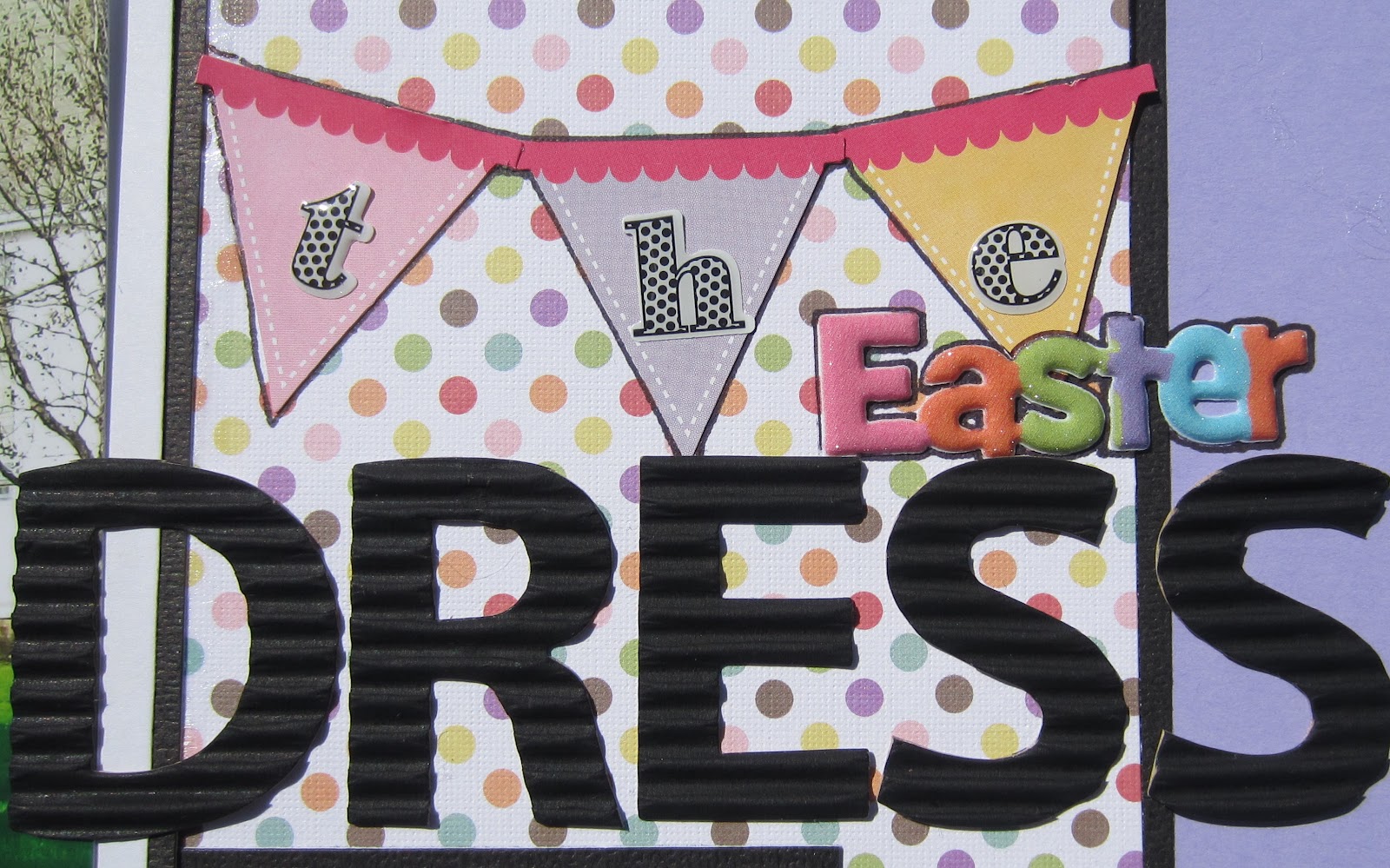 Scrapping with Christine: The Easter Dress Layout