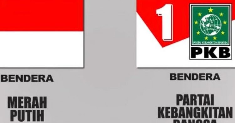 Bendera PKB dengan Centang Merah Merupakan Bendera Resmi