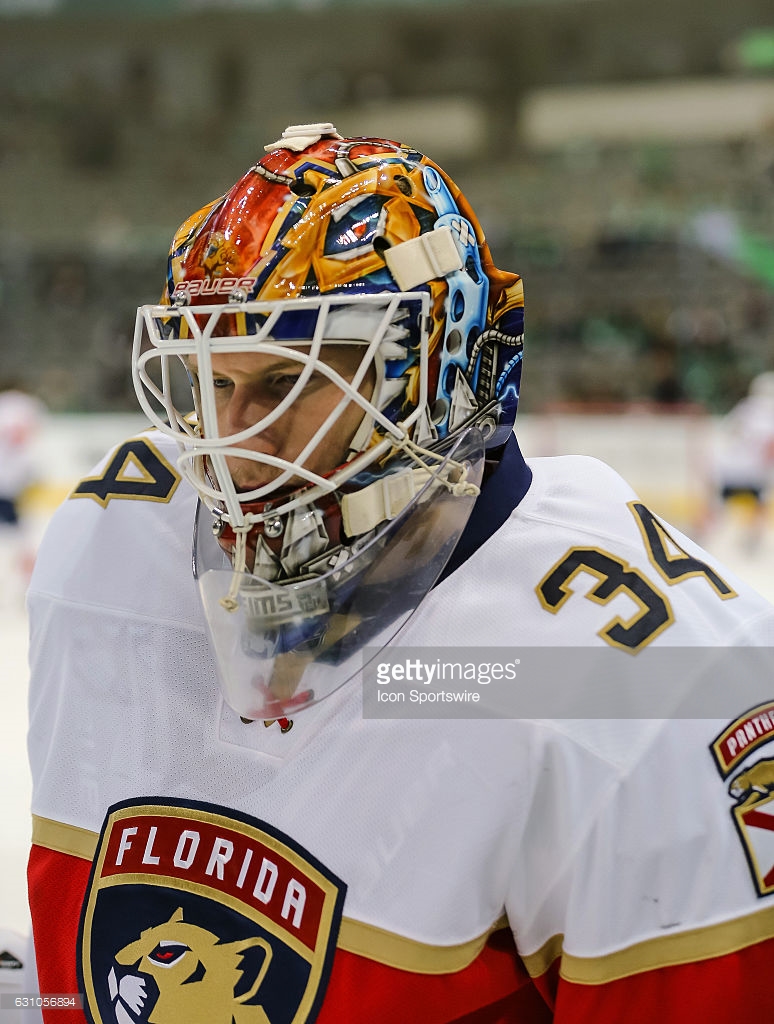 I Love Goalies!: James Reimer 2016-17 Mask