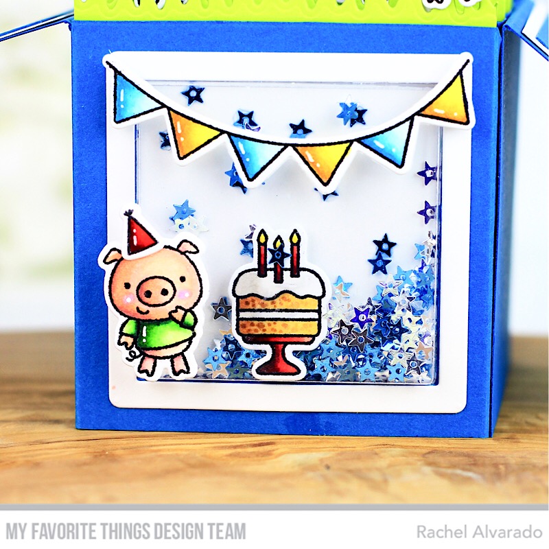 The Unpampered Stamper: Birthday Box Slider Card - MFT Birthday Project