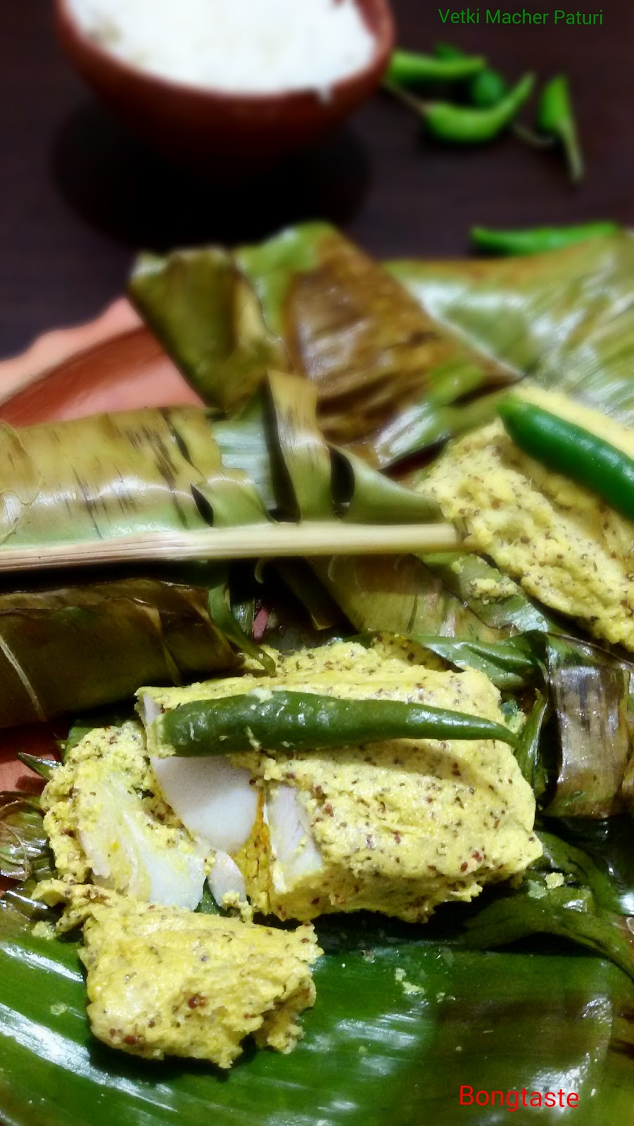 Bongtaste : Bhetki Macher Paturi (Barramundi Fish Fillets wrapped in ...