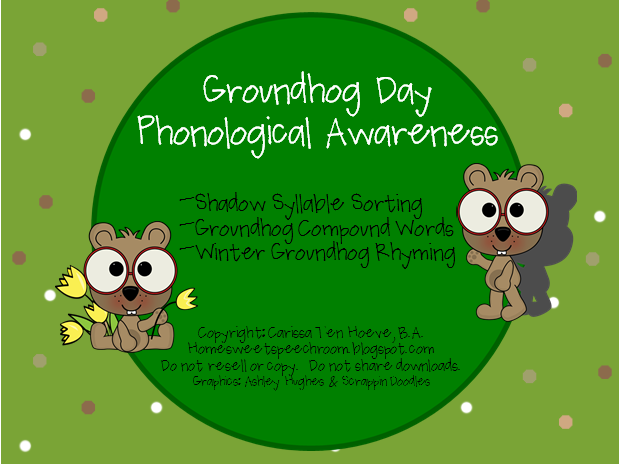 Groundhog Day Phonological Awareness