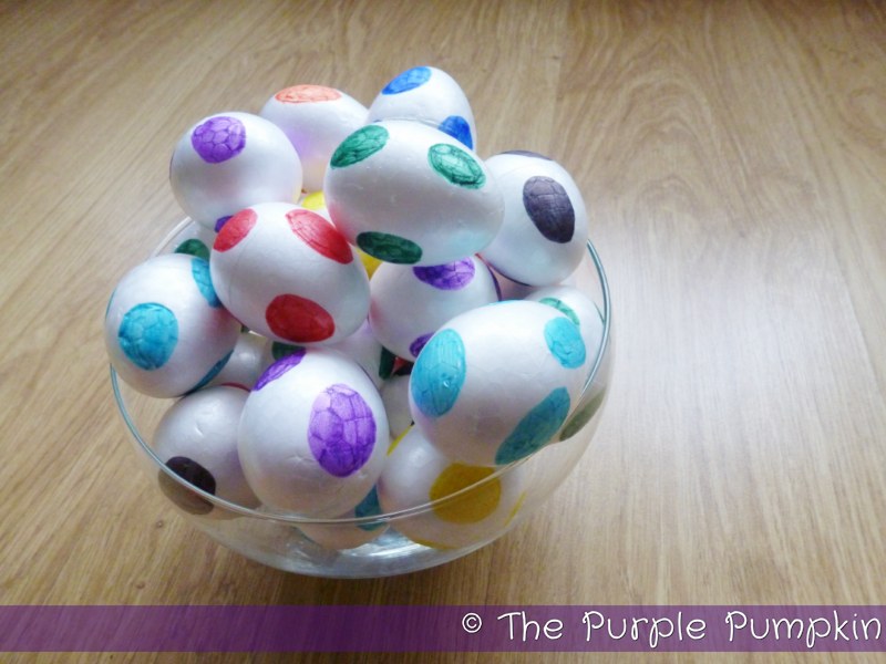 Yoshi Eggs - Nintendo Party | The Purple Pumpkin Blog