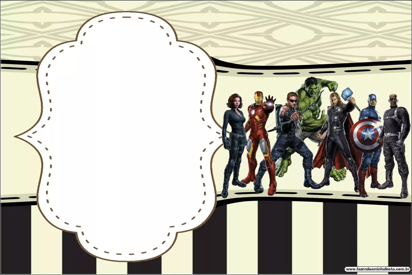 Avengers Party: Free Printable Invitations. - Oh My Fiesta! for Geeks