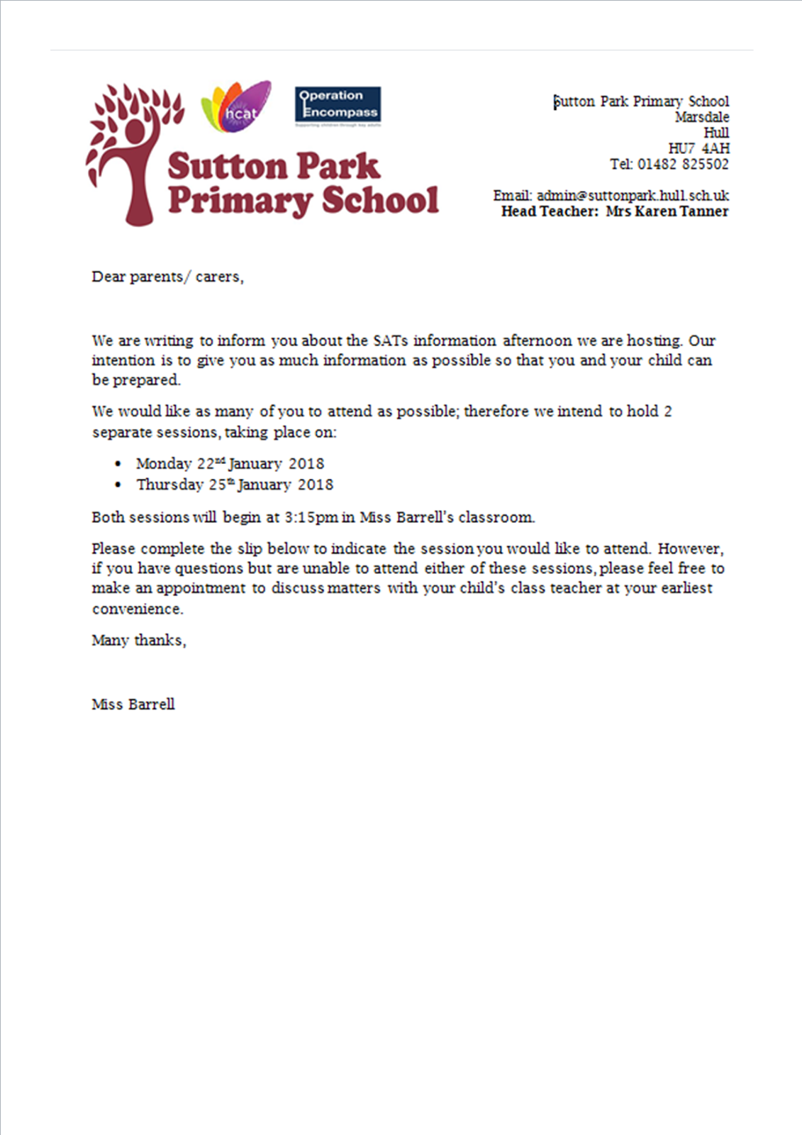 Miss Barrell s Class SATs Information Sessions For Parents carers miss-barrell-s-class-sats-information-sessions-for-parents-carers