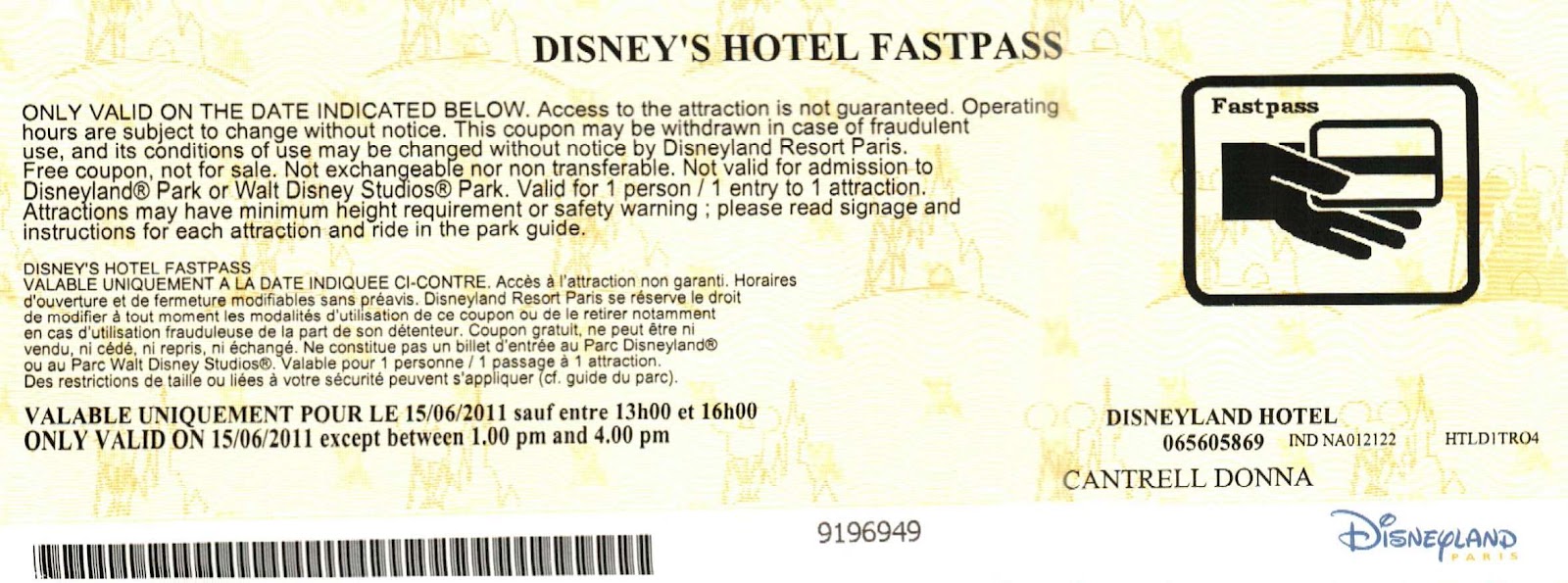 Disney's FASTPASS Promotions- A Ticket to the Future? - Post 50 RX