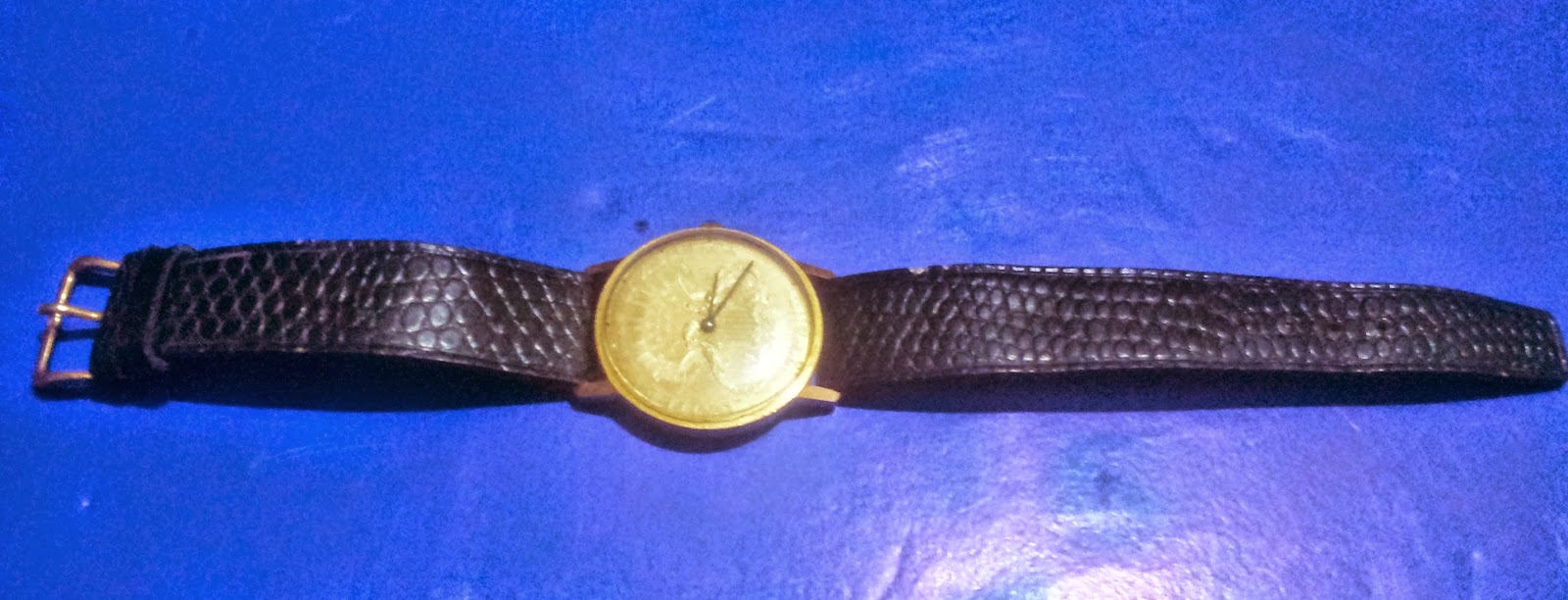 silvium antiques: Men's Vintage Watch 20 Dollar Coin Face Plated 60s ...