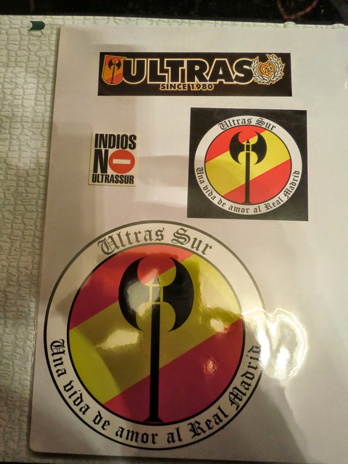 Ultras Sur | Ultras RMCF: Pegatinas