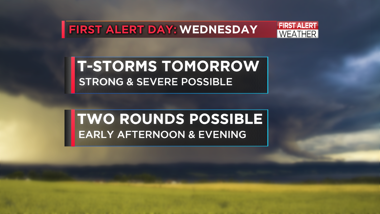 First Alert Weather : Strong & Severe Storm Threat Ahead
