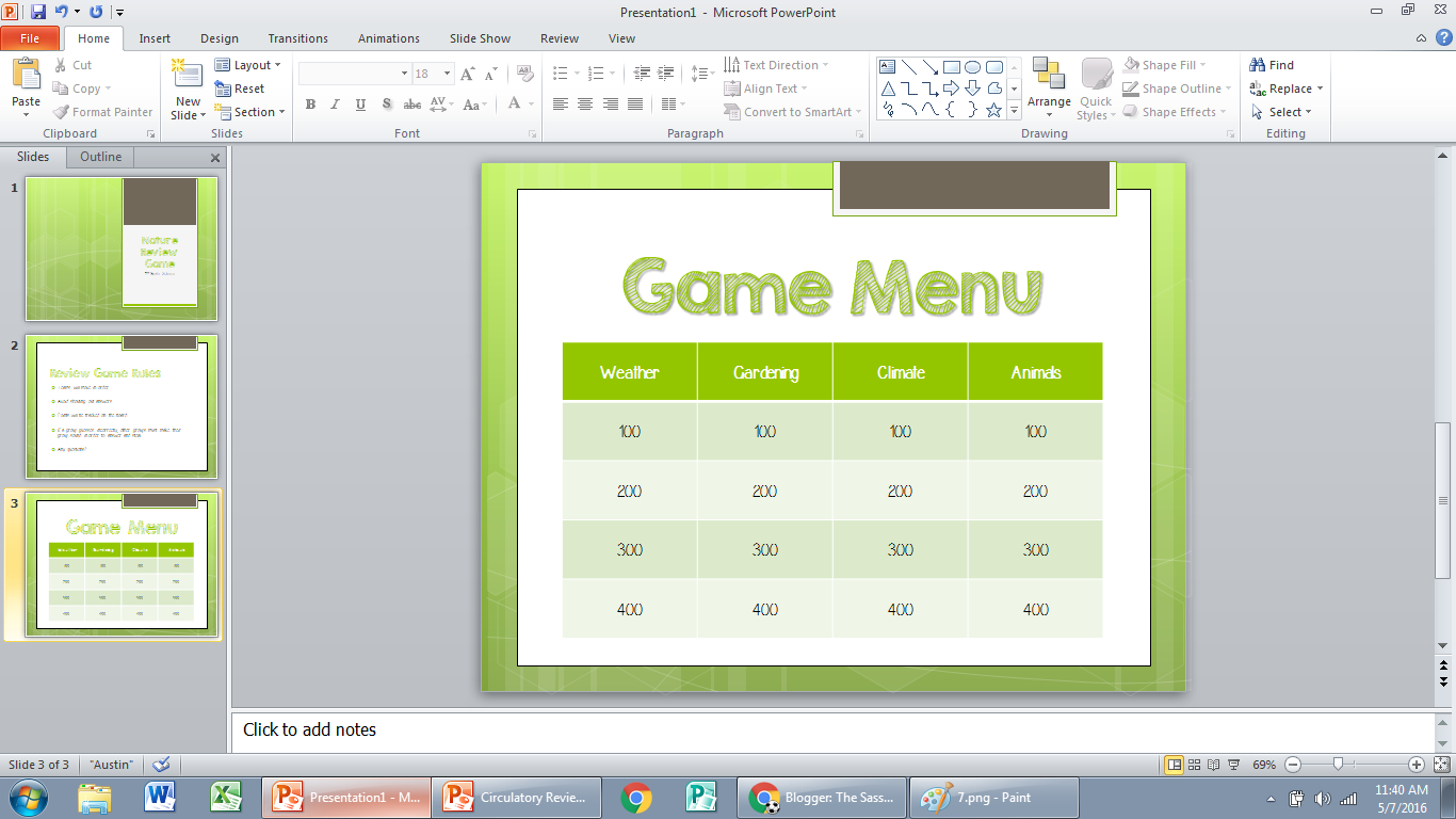 The Sassy PE Teacher: How to Create Review Game Slideshows