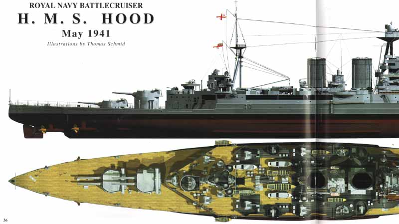 Build HMS Hood: Warship Pictorial #20 H.M.S Hood