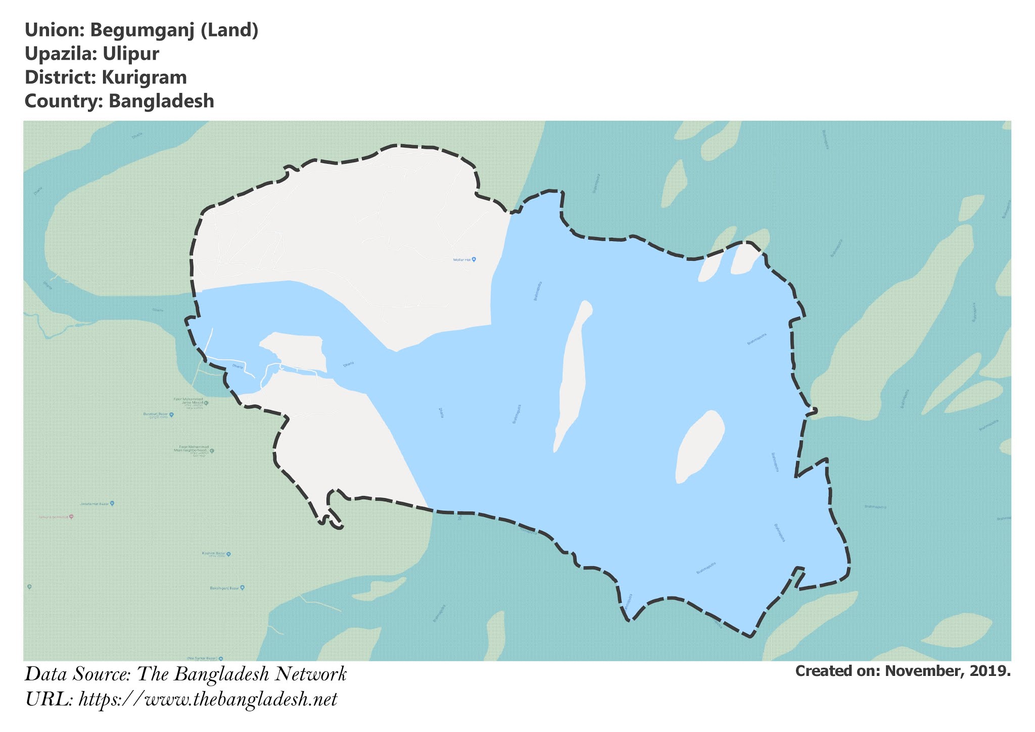 Begumganj Union, Kurigram