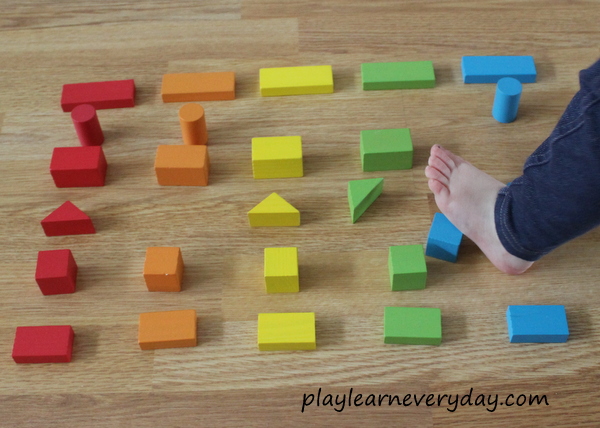 Making Patterns with Building Blocks - Play and Learn Every Day