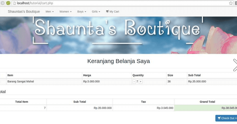 Source code aplikasi butik toko online dengan php mysqli | info alamat ...