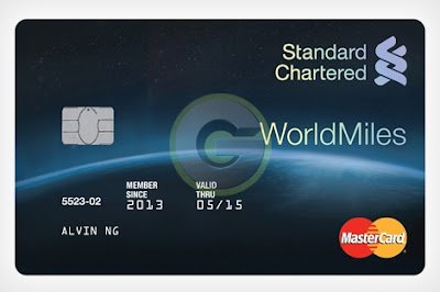 Shazwani Hamid's Blog: Standard Chartered introduced the Worldmiles Card!