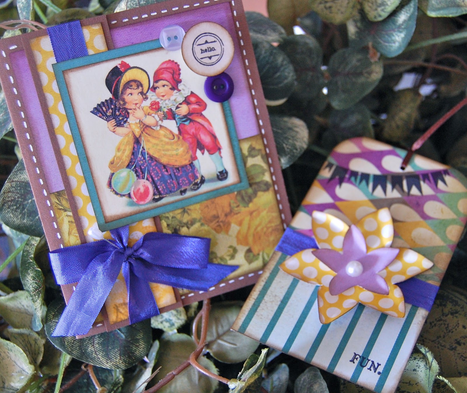 SCRAPBOOK GENERATION: Card Party class, first two parts...