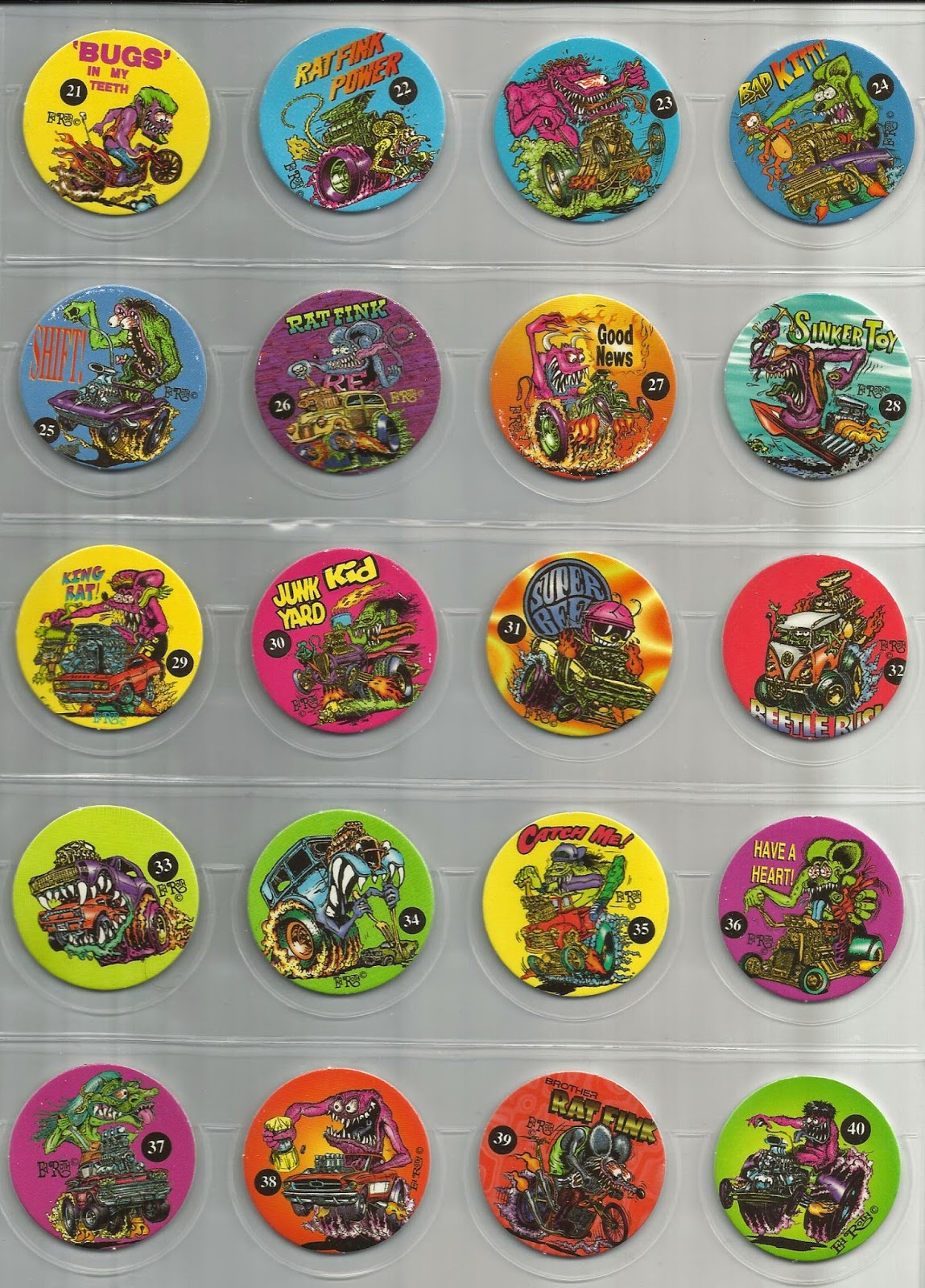 Tazos e Cards: Pogs Rats: Series 2