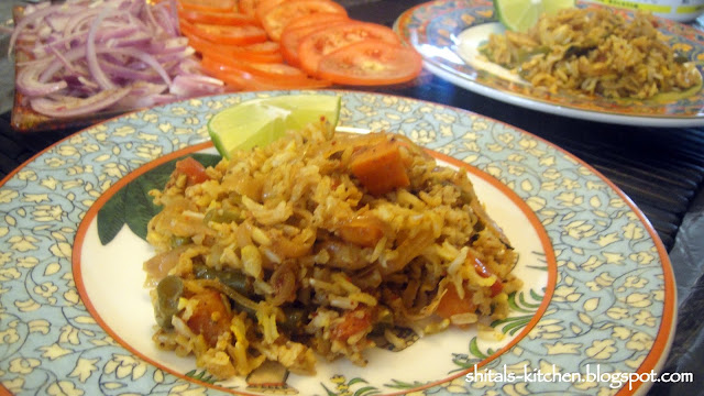 Shital's-Kitchen: Brown Rice Biryani