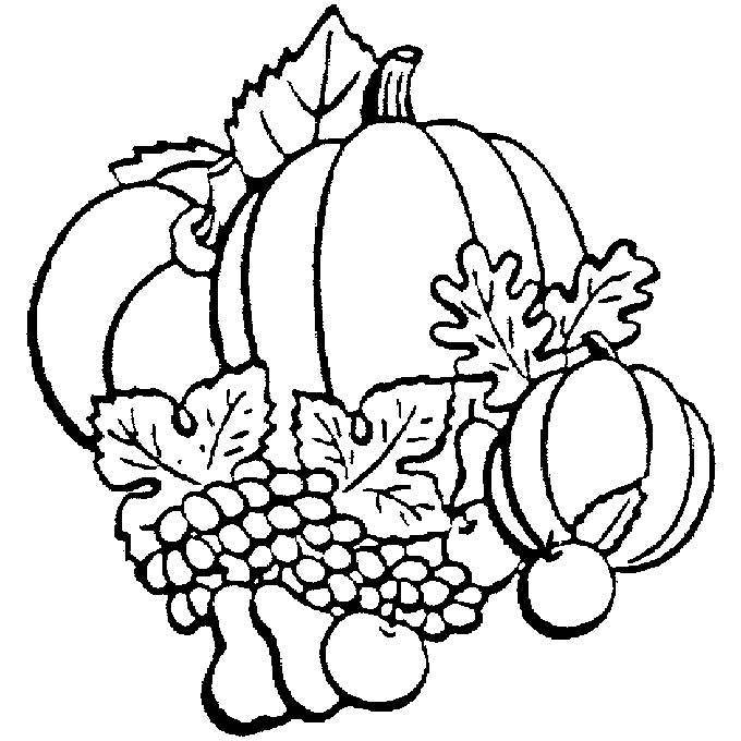 Jocuri pentru copii mari şi mici: Planse de colorat cu dovleci