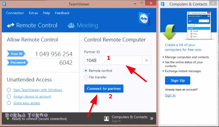 Memperbaiki Hp Orang Lain Dari Jarak Jauh Dengan TeamViewer Quick ...