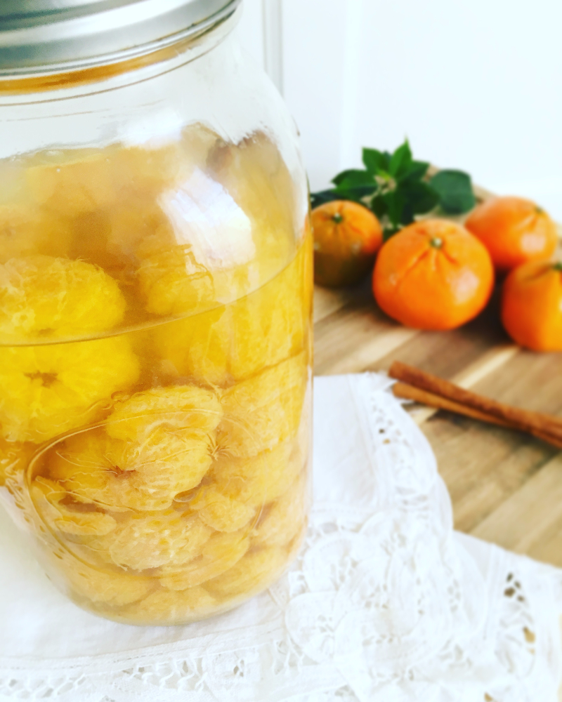 Mandarinas en conserva - Delirios de Cocina