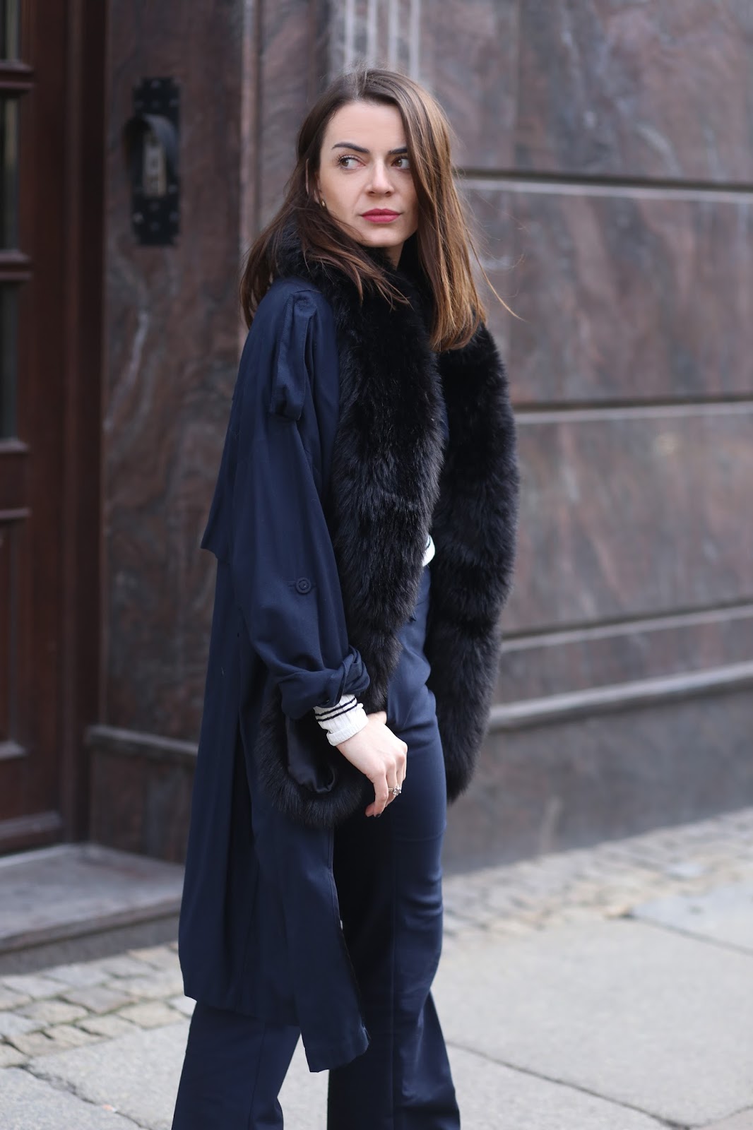 Navy blue total look - AGNESA ADAMCZAK