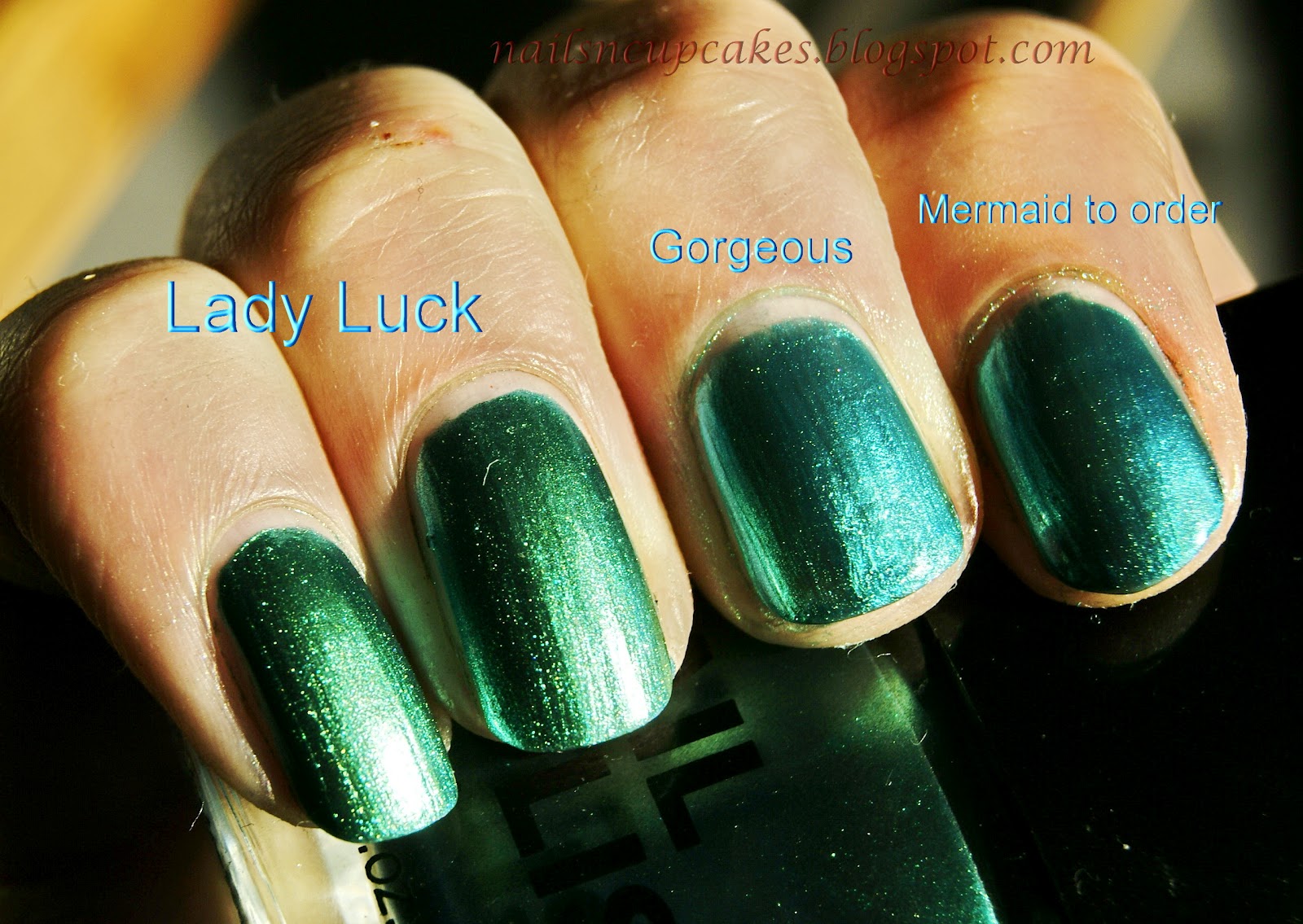 NailsN'cupcakes: H&M - Lady Luck+Comparison