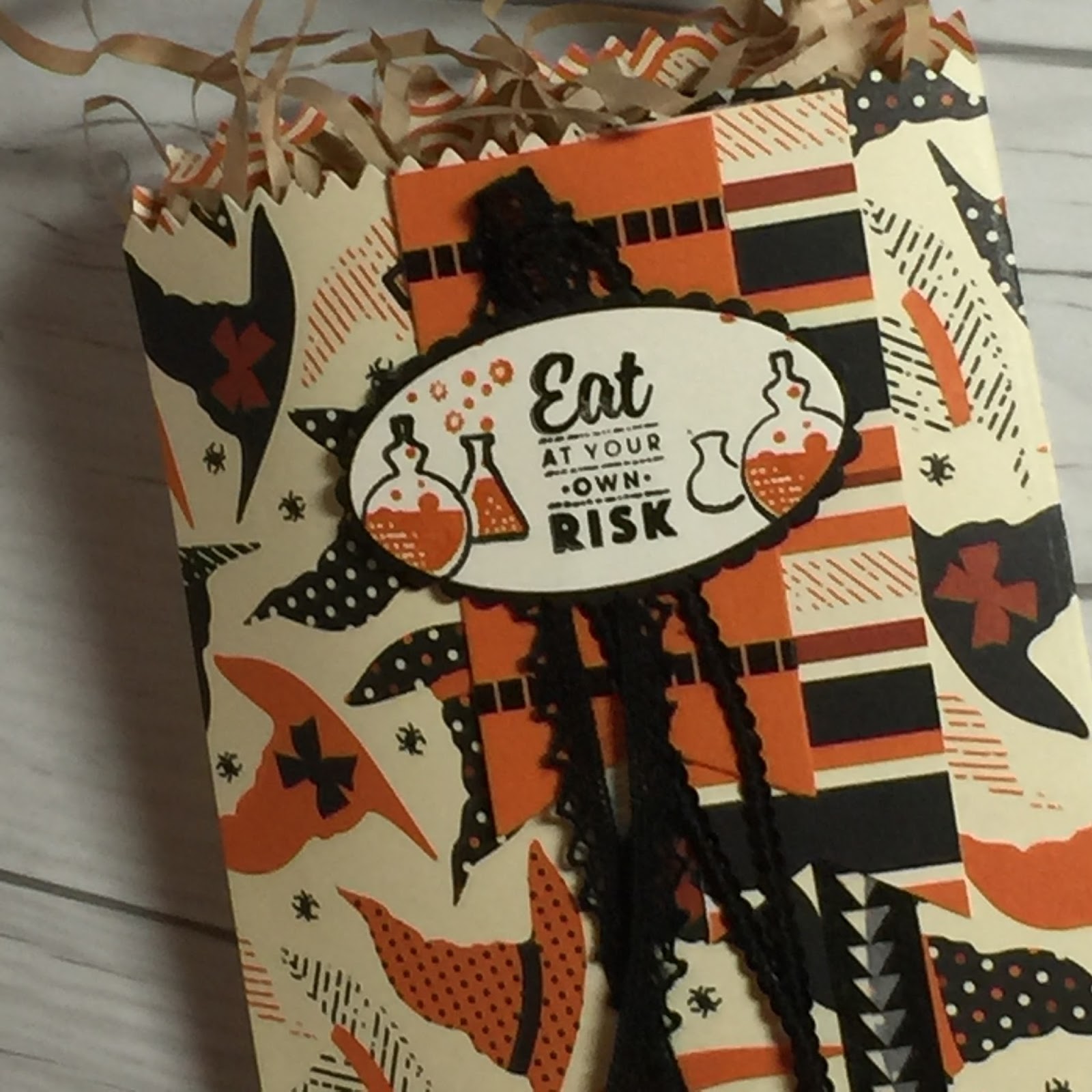 Halloween Mini Treat Bag using Spooky Night Designer Series Paper from ...