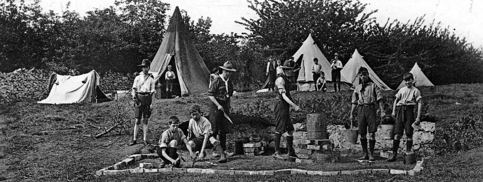 Tour Scotland: Old Photograph Boy Scout Camp Piitlochry Highland ...