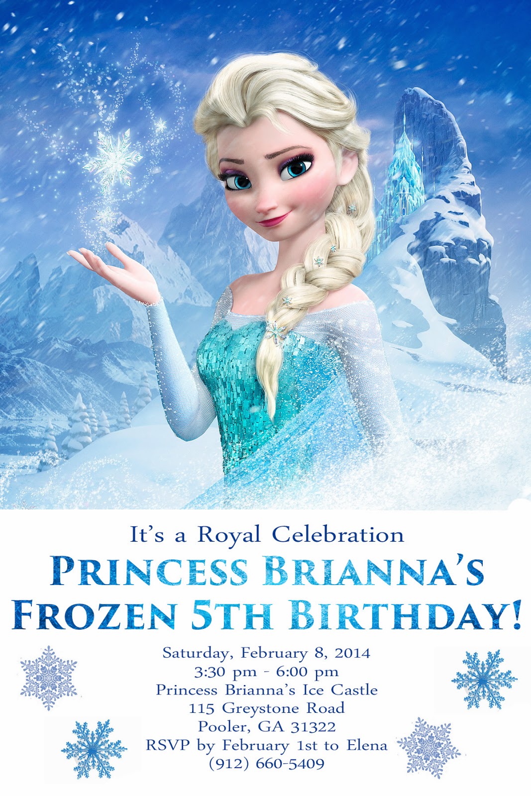 Caramel Curlz & Swirls: Frozen- 5th Birthday Celebration