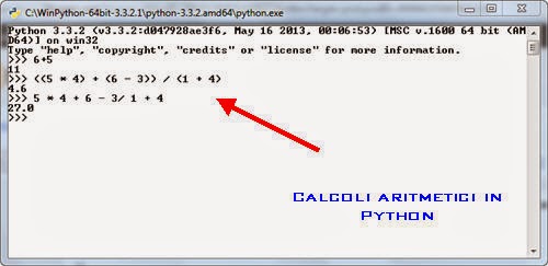 Lezioni Python: Come eseguire operazioni in Python