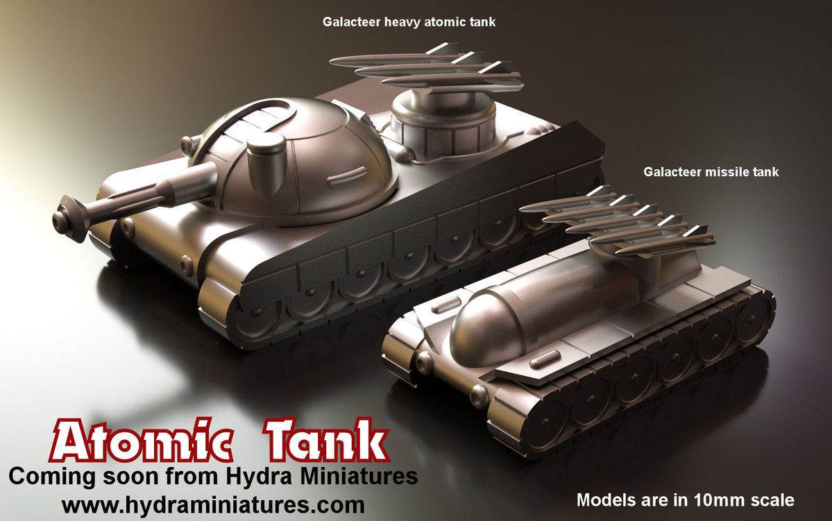 10mm Wargaming: Atomic Tank by Hydra Miniatures