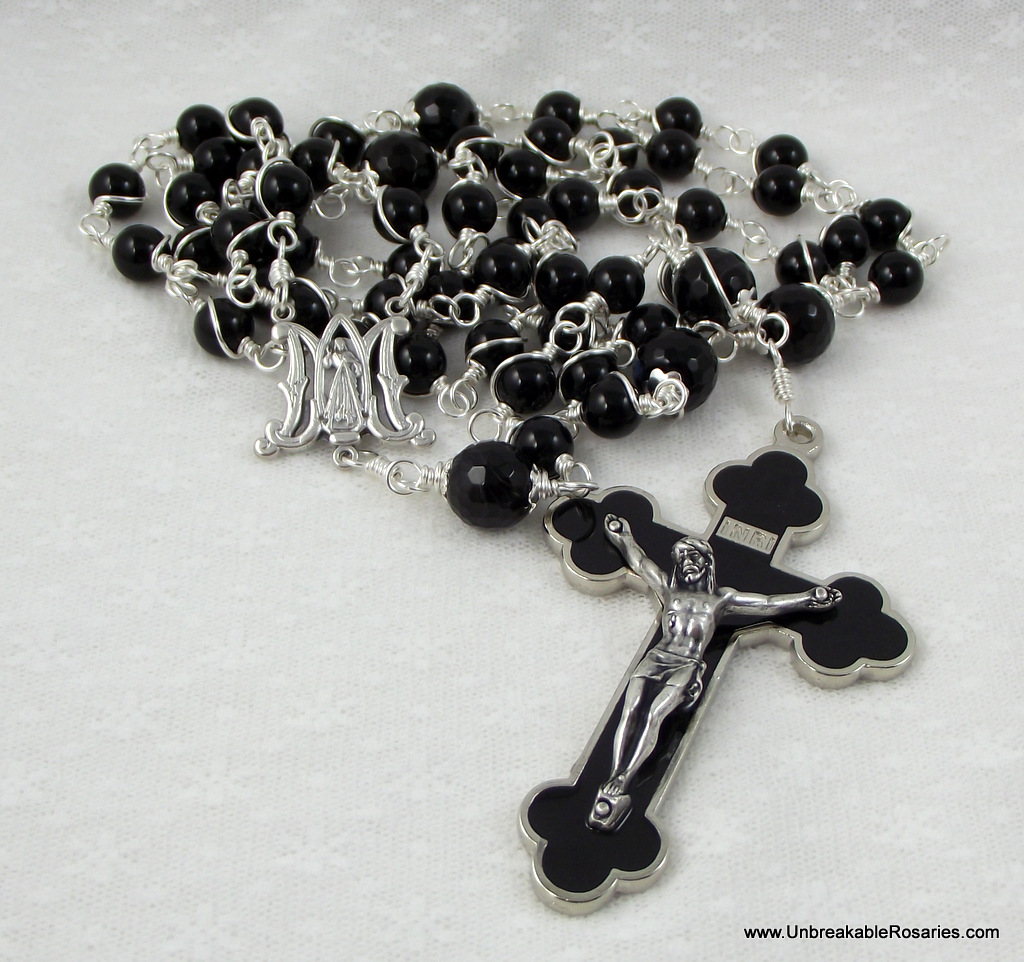 Unbreakable Rosaries: Divine Mercy of Jesus Rosary Beads For Men